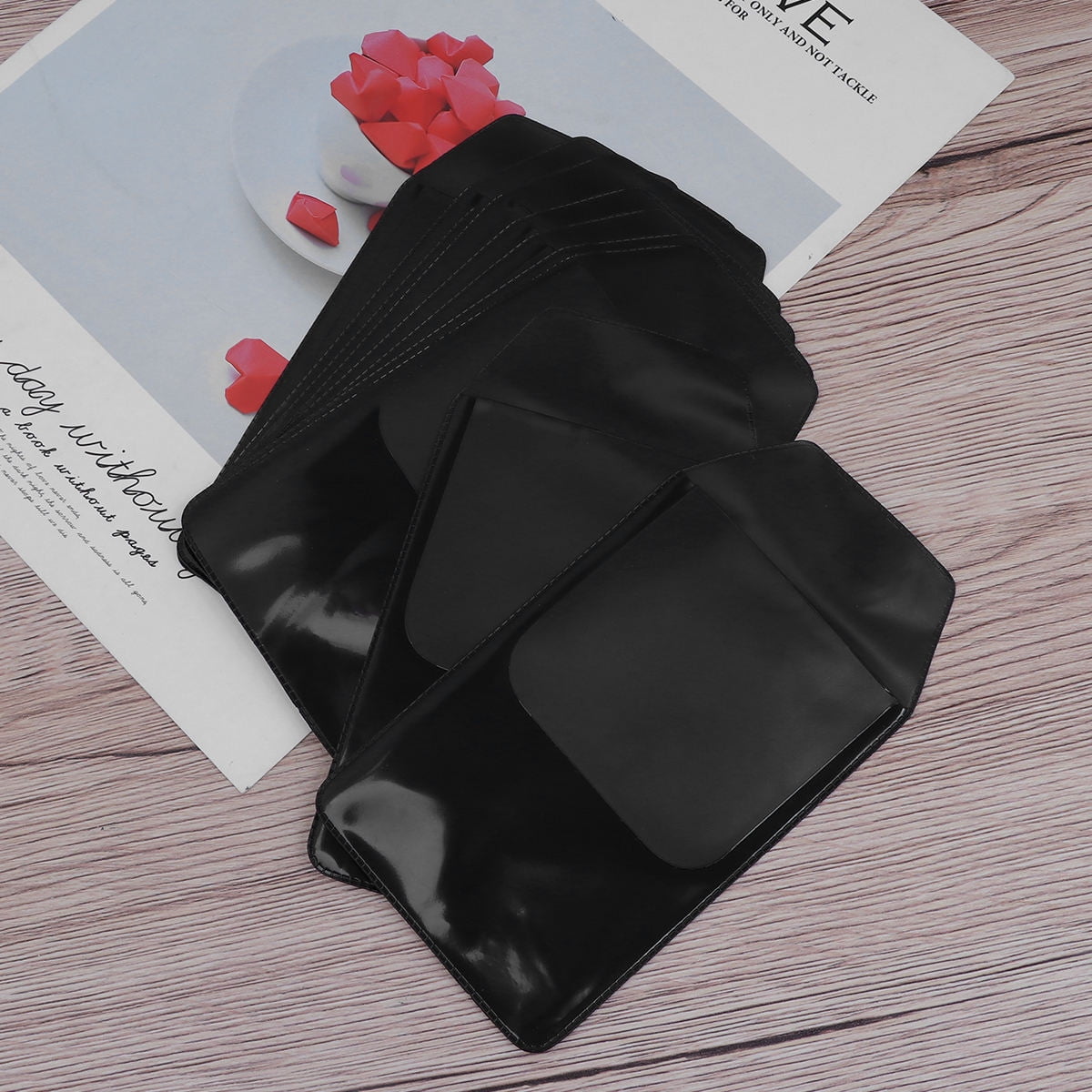 LEORX 10Pcs Nurse Pocket Protector Clear Pvc Pen Bag Trapezoid Shape ...