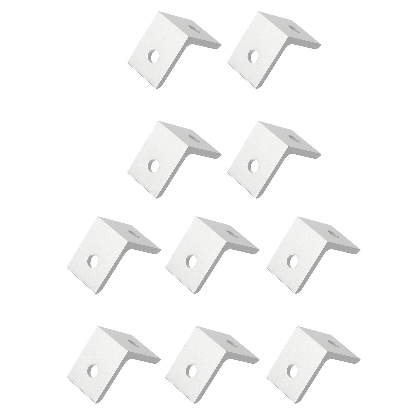 LEORX 10Pcs Profile Connector Slots Corner Brace L Shaped for DIY ...