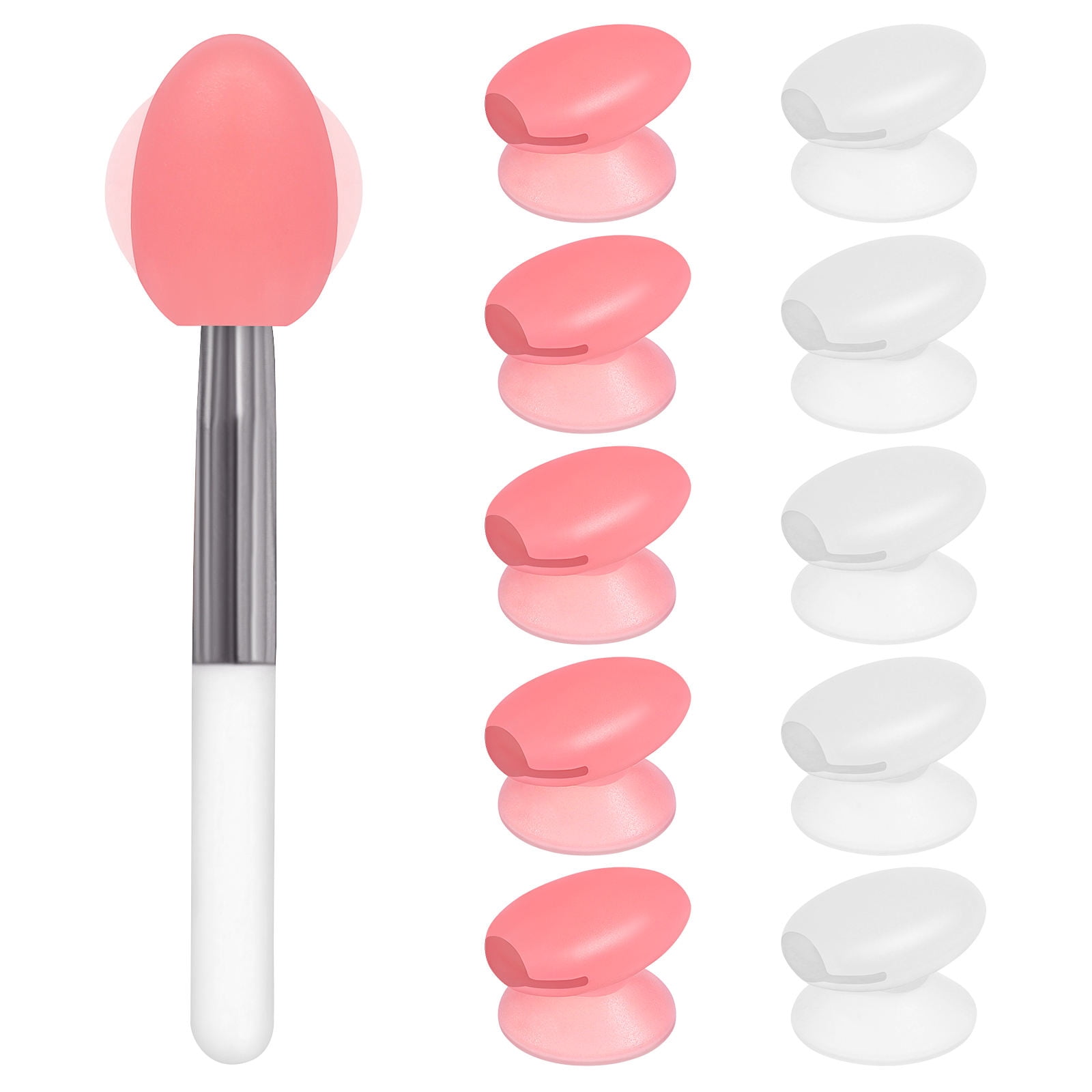 LEORX 10Pcs Silicone Lip Brush Covers for Makeup Protection and ...