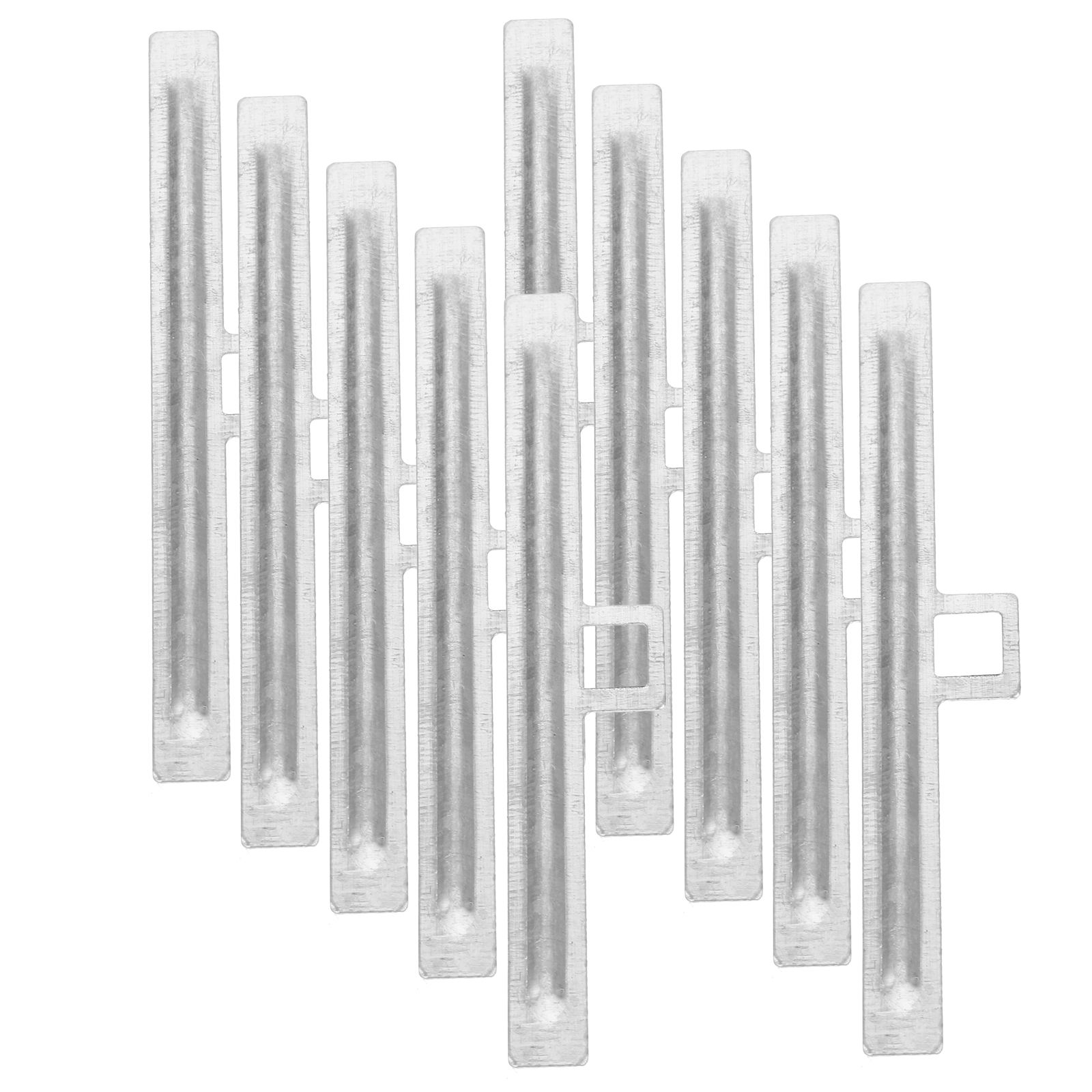 LEORX 10Pcs Vertical Blind Repair Vane Savers Metal Rectangular For ...