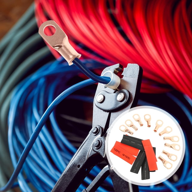 LEORX 10Pcs Wire Connectors for Electrical Cable Lug and Copper Lugs ...