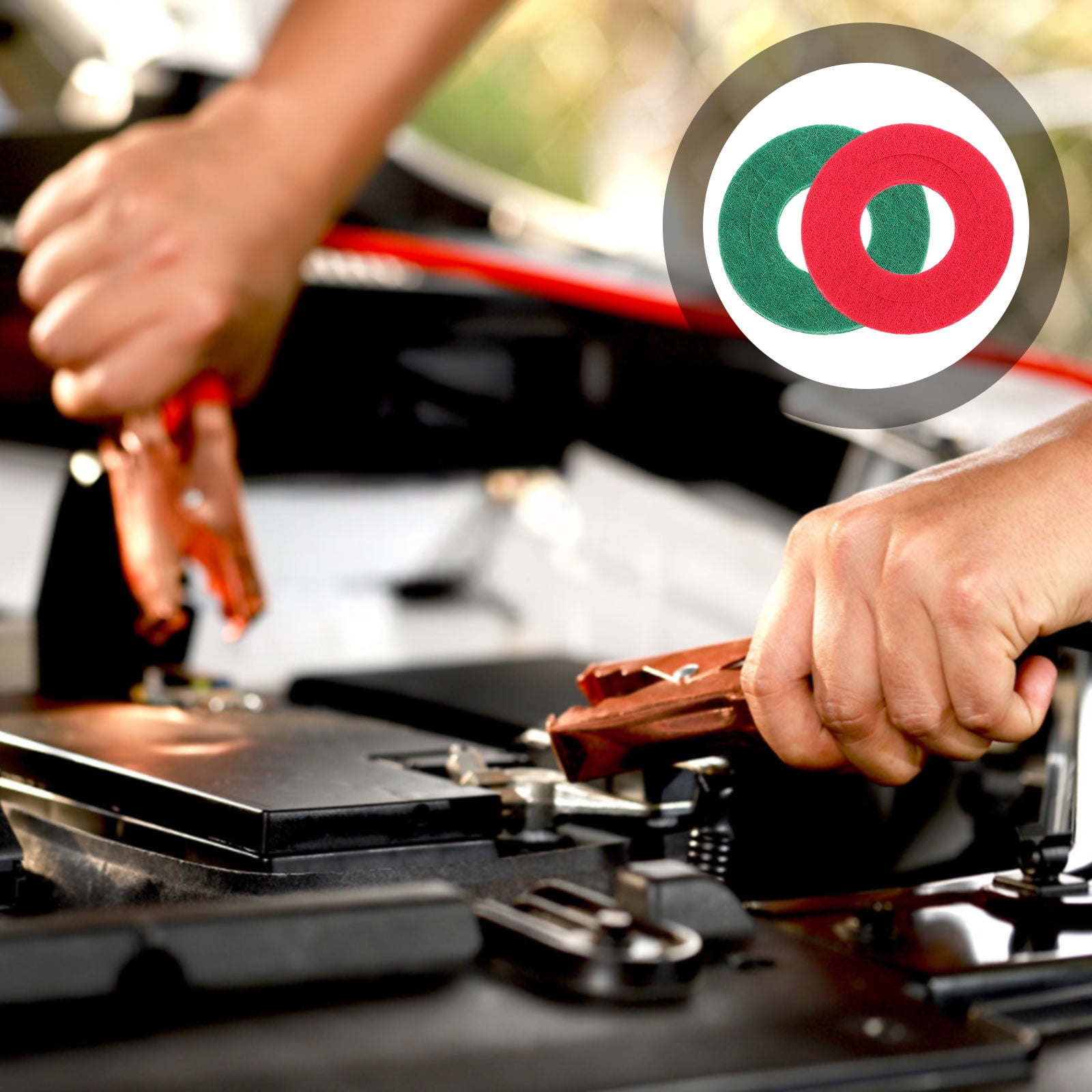 LEORX 10pcs Battery Terminal Washer Car Battery Terminal Post Washer ...