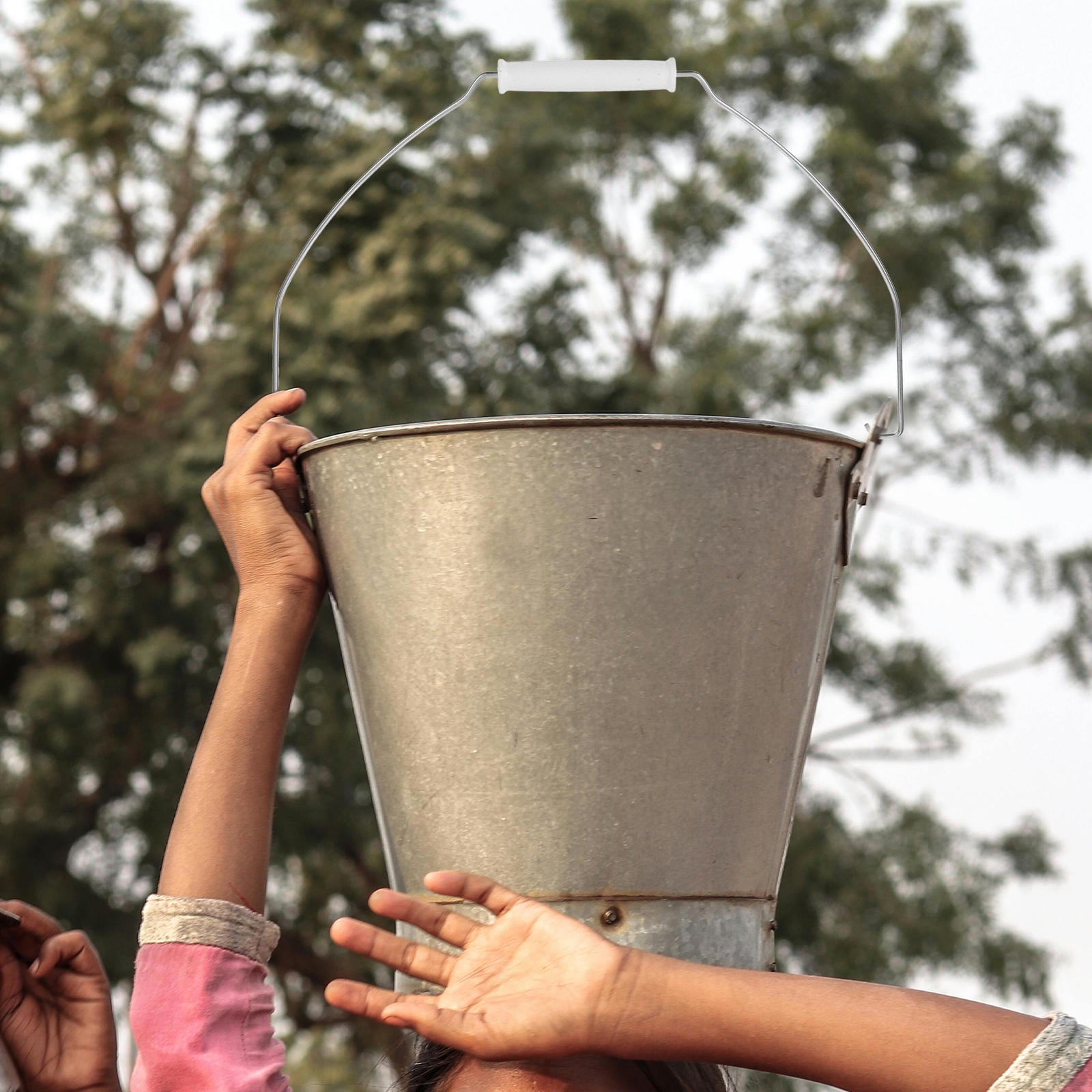 LEORX 10pcs Iron Bucket Handles Ergonomic Grip Replacement Metal Pail ...