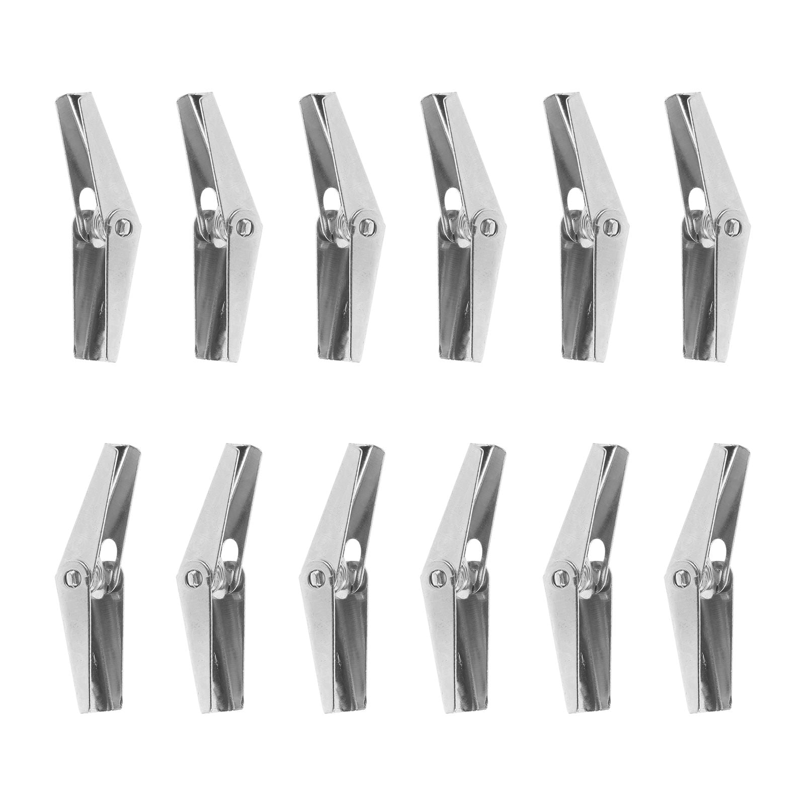 LEORX 12pcs Toggle Bolt Wing Nut for Heavy Duty Drywall Anchors with ...