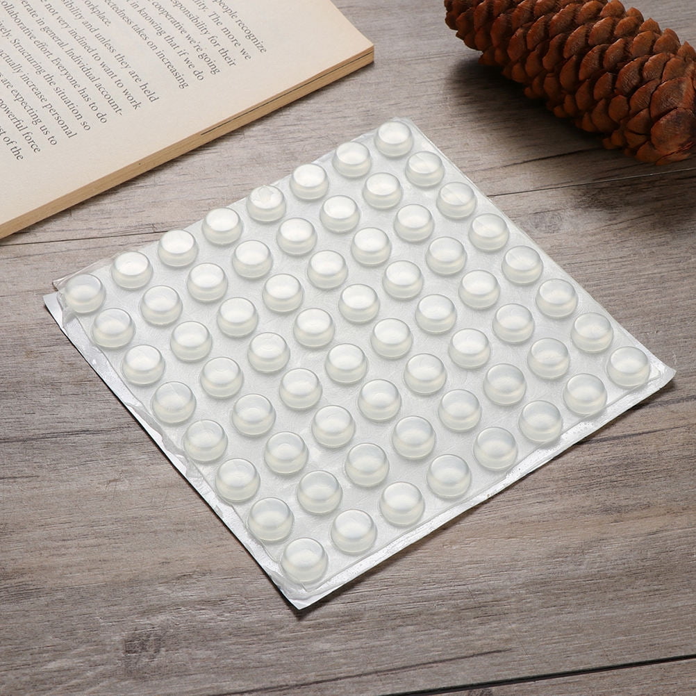 LEORX 192Pcs Cabinet Door Bumpers Clear Bumpers For Cabinets Cushioning ...