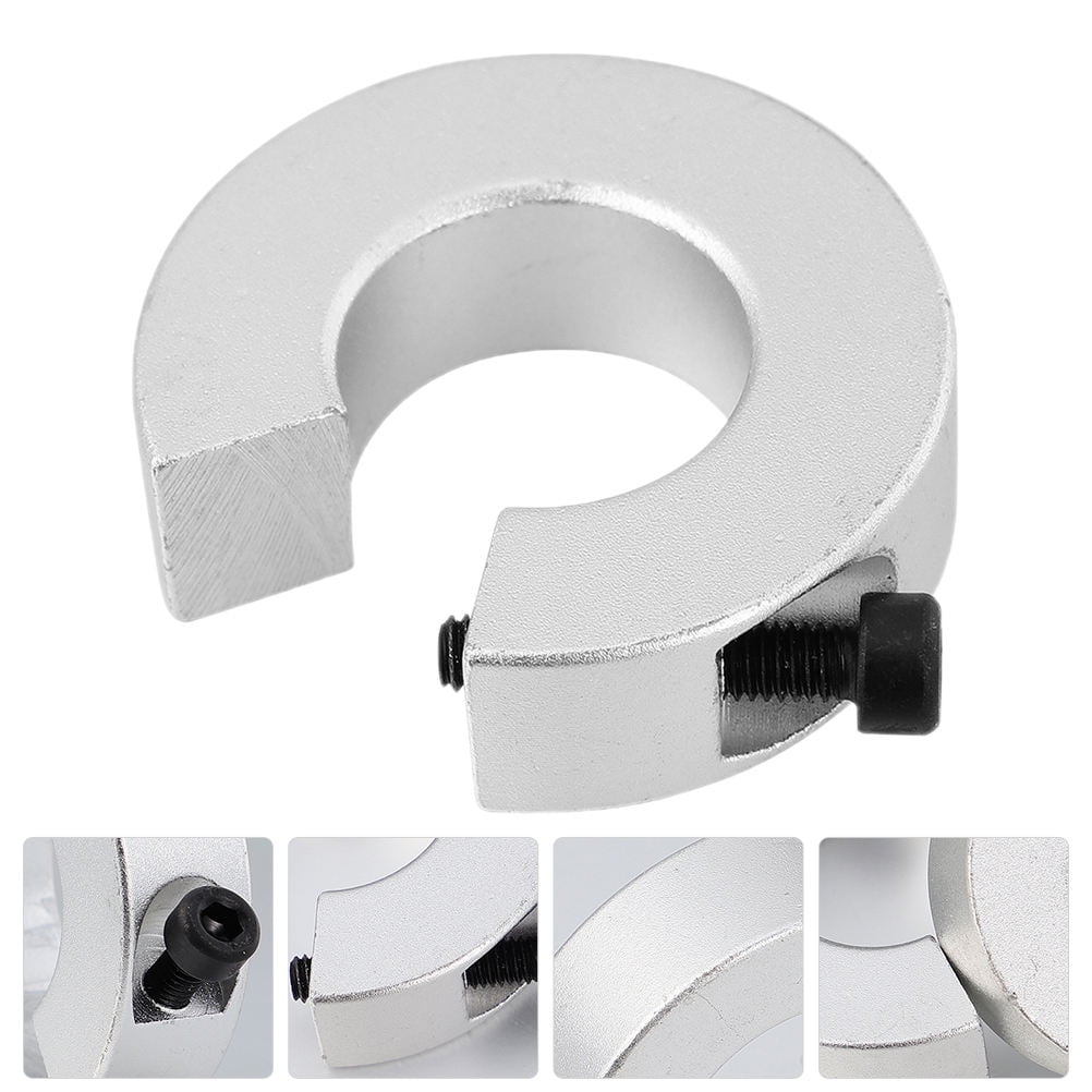 LEORX 1Pack Circular Rail Shaft Stop Collar in Silver Aluminum Alloy ...