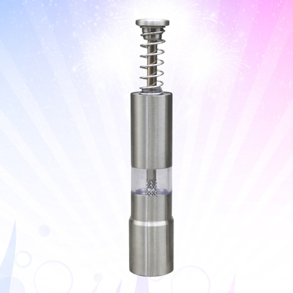 LEORX 1Pack Cylindrical Pepper Mill in Silver for Special Occasion ...