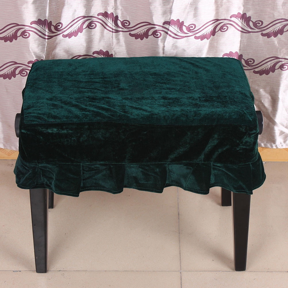LEORX 1Pack Dark Green Piano Stool Cover - and Scratch- for Home ...
