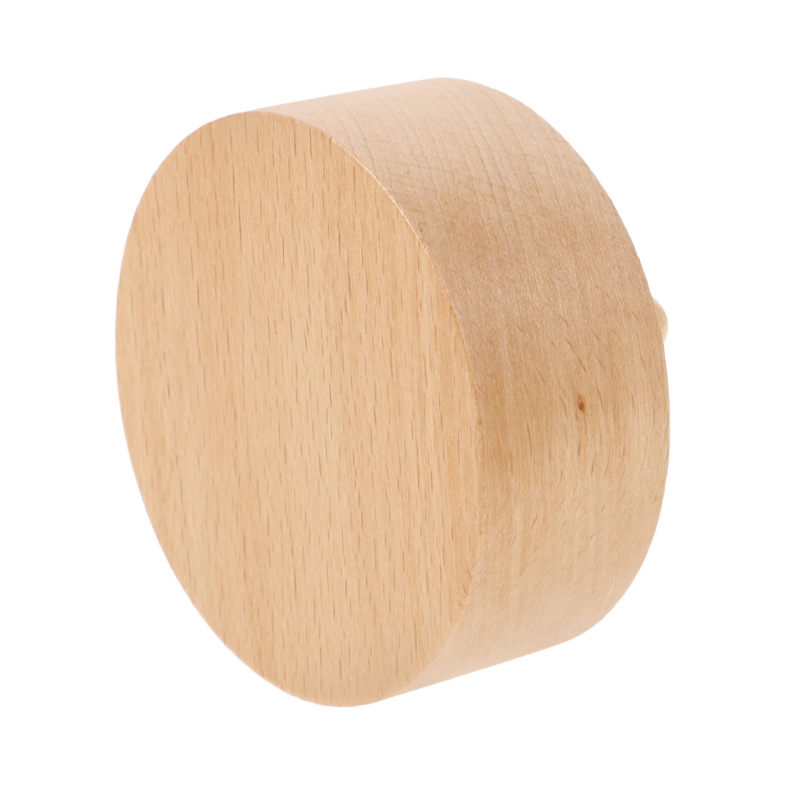 LEORX 1Pack Diy Music Box Base With Winding Mechanism Round Shape ...