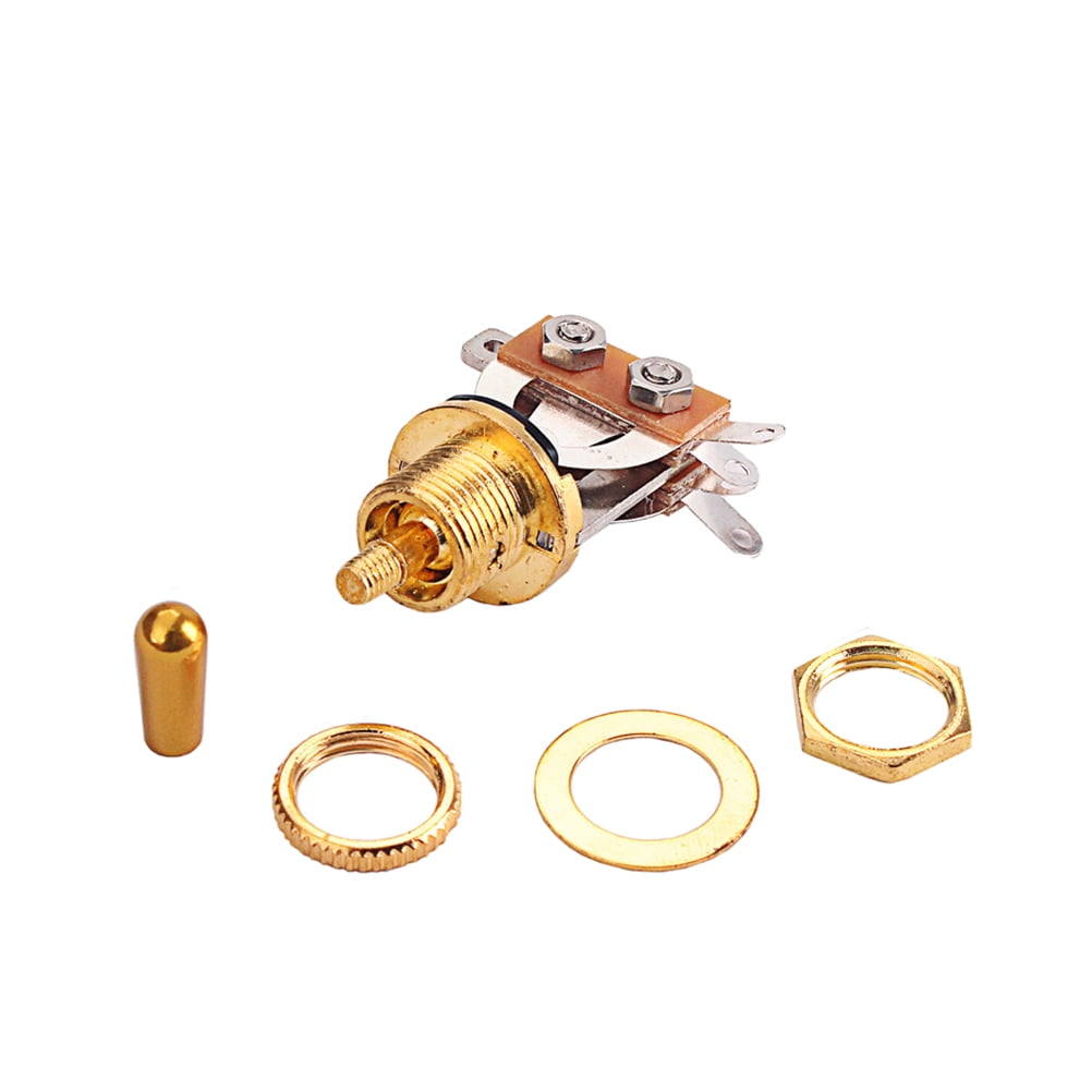 LEORX 1Pack Guitarists Golden Steel Toggle Switch for Electric Guitar ...