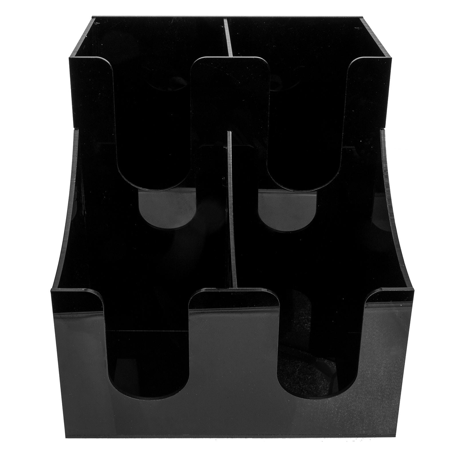 LEORX Paper Cup Storage Holder Acrylic Black 1Set - Walmart.com