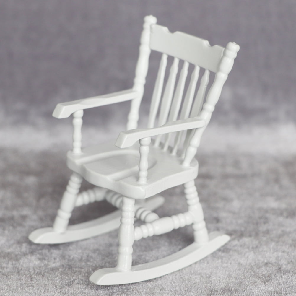 LEORX 1Pack Plastic Mini Chair for Mini House Micro Model in Toy Play ...