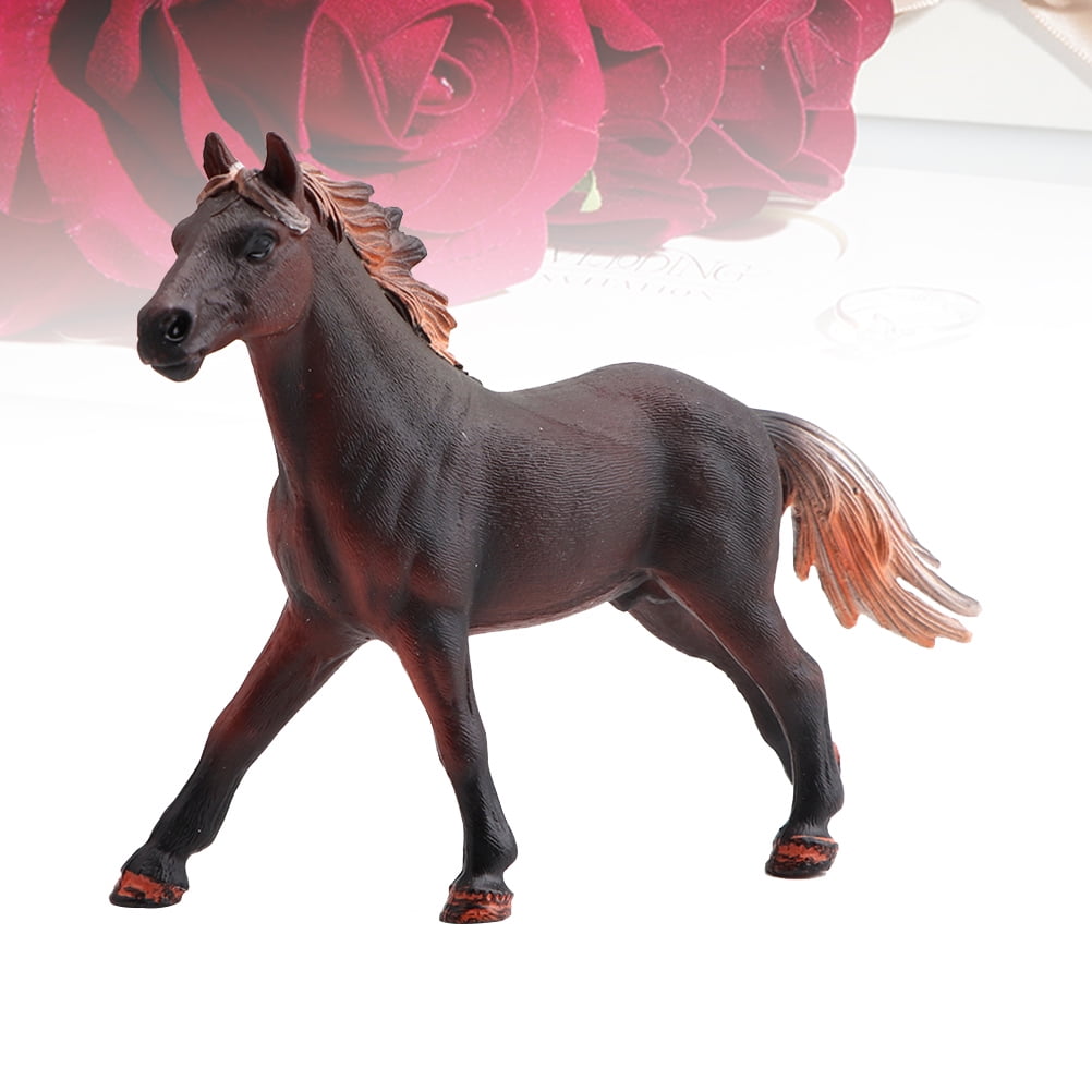 LEORX 1Pack Simulation Animal Figurines PVC Decorative Horse Model for ...