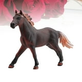 LEORX 1Pack Simulation Animal Figurines PVC Decorative Horse Model for ...