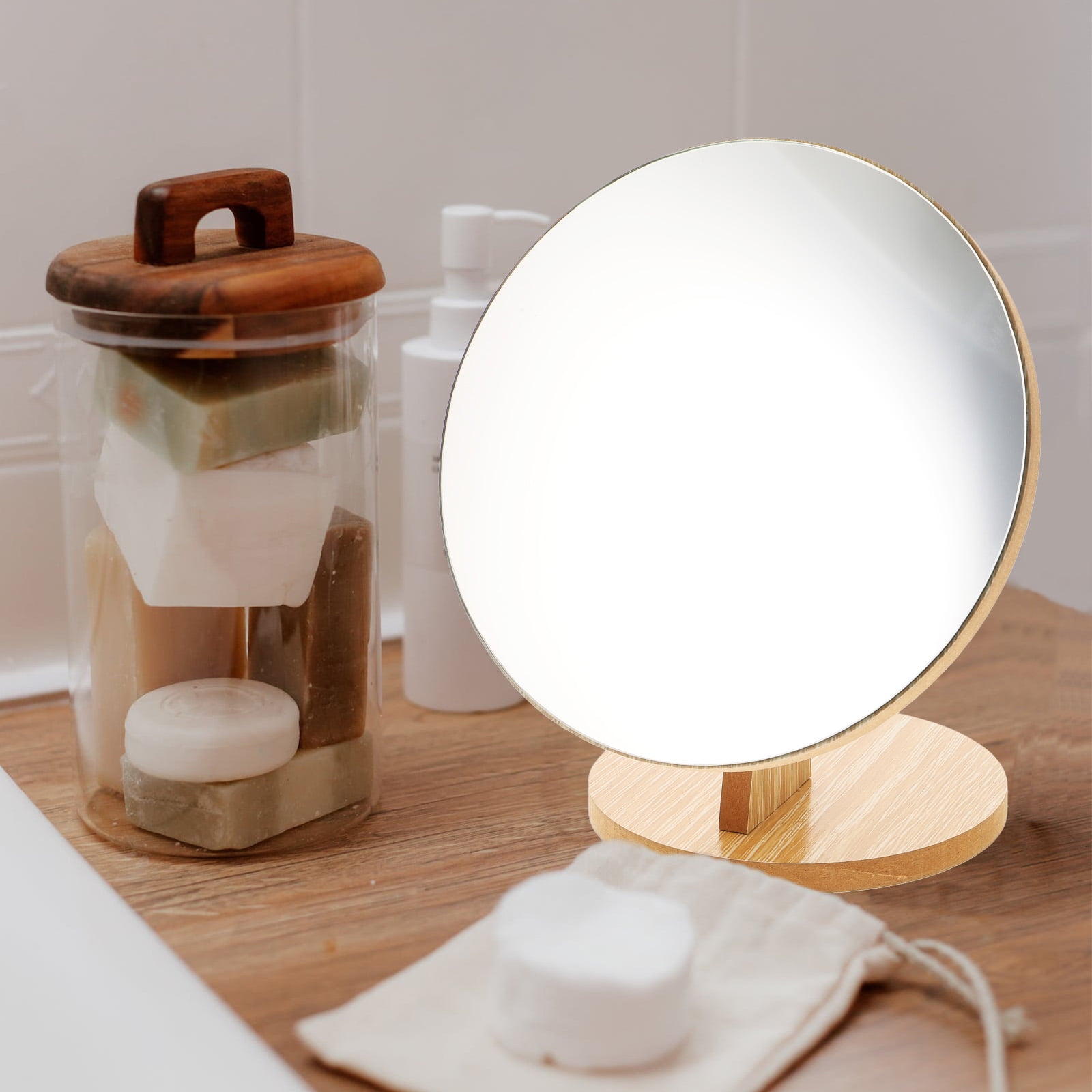 LEORX 1Pack Vanity Mirror With Synthetic Material Simple Design For ...