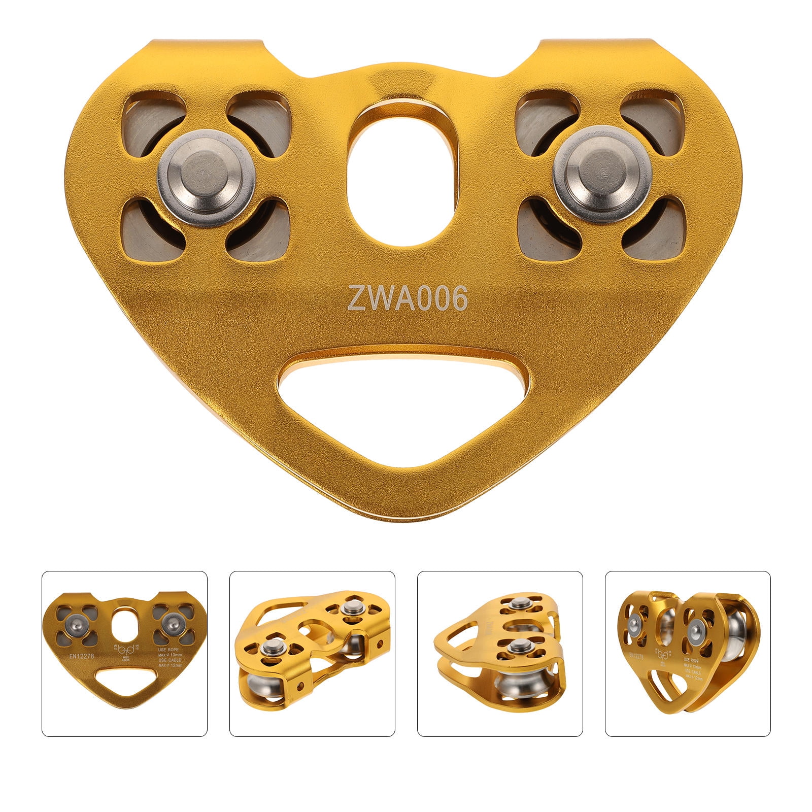 LEORX 1Pack Weight Lifting Pulley Heart Shaped Double Pulley Aviation ...