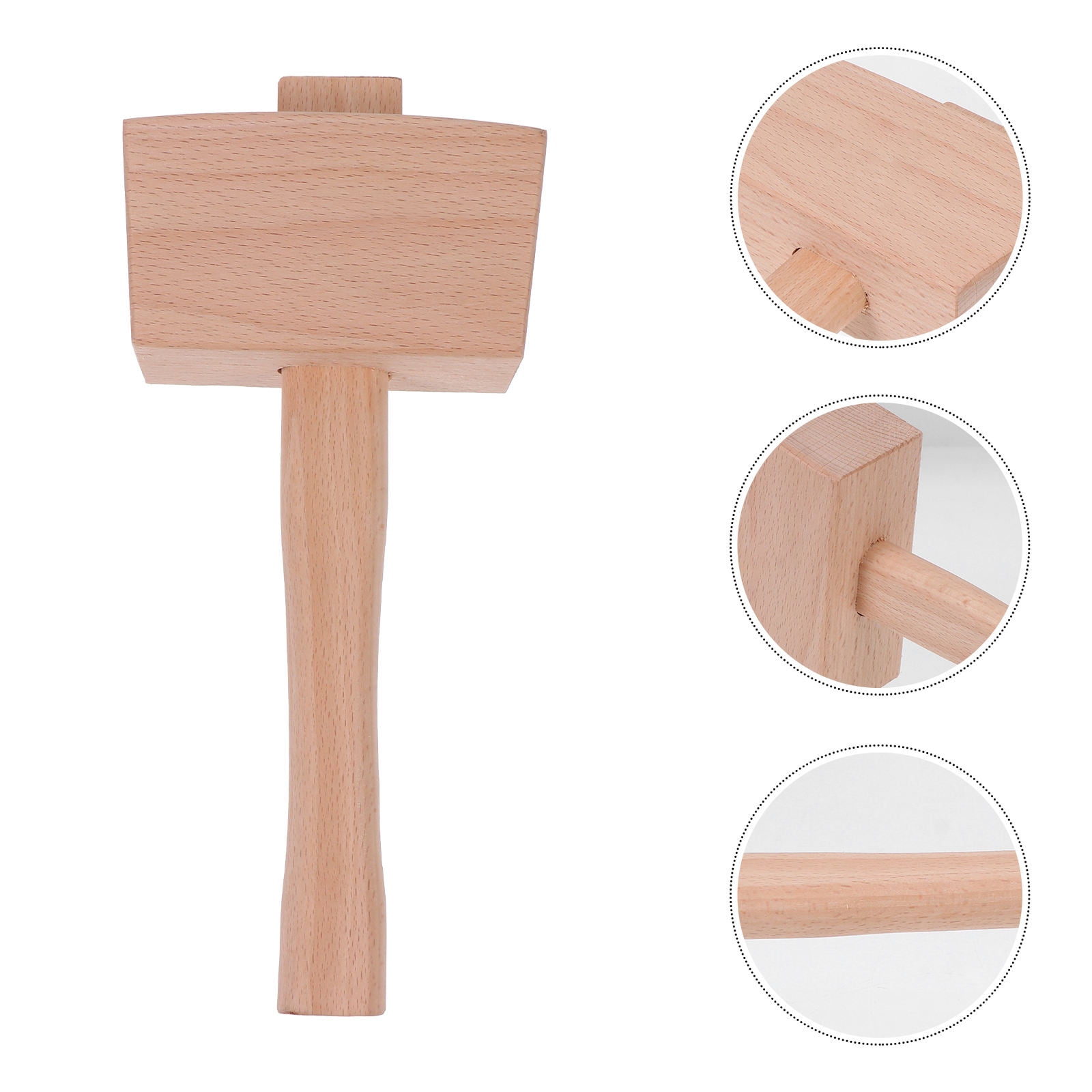 LEORX 1Pc Ice Mallet Breaking Hammer for Cocktail Preparation Wood Bar Tool Assorted Color ...