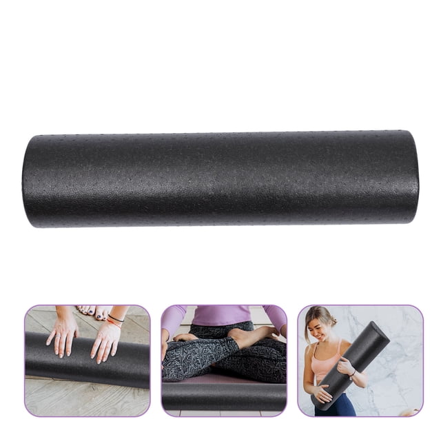 LEORX 1Pc Black Exercise Roller for Home Use Elastic Body Roller for ...