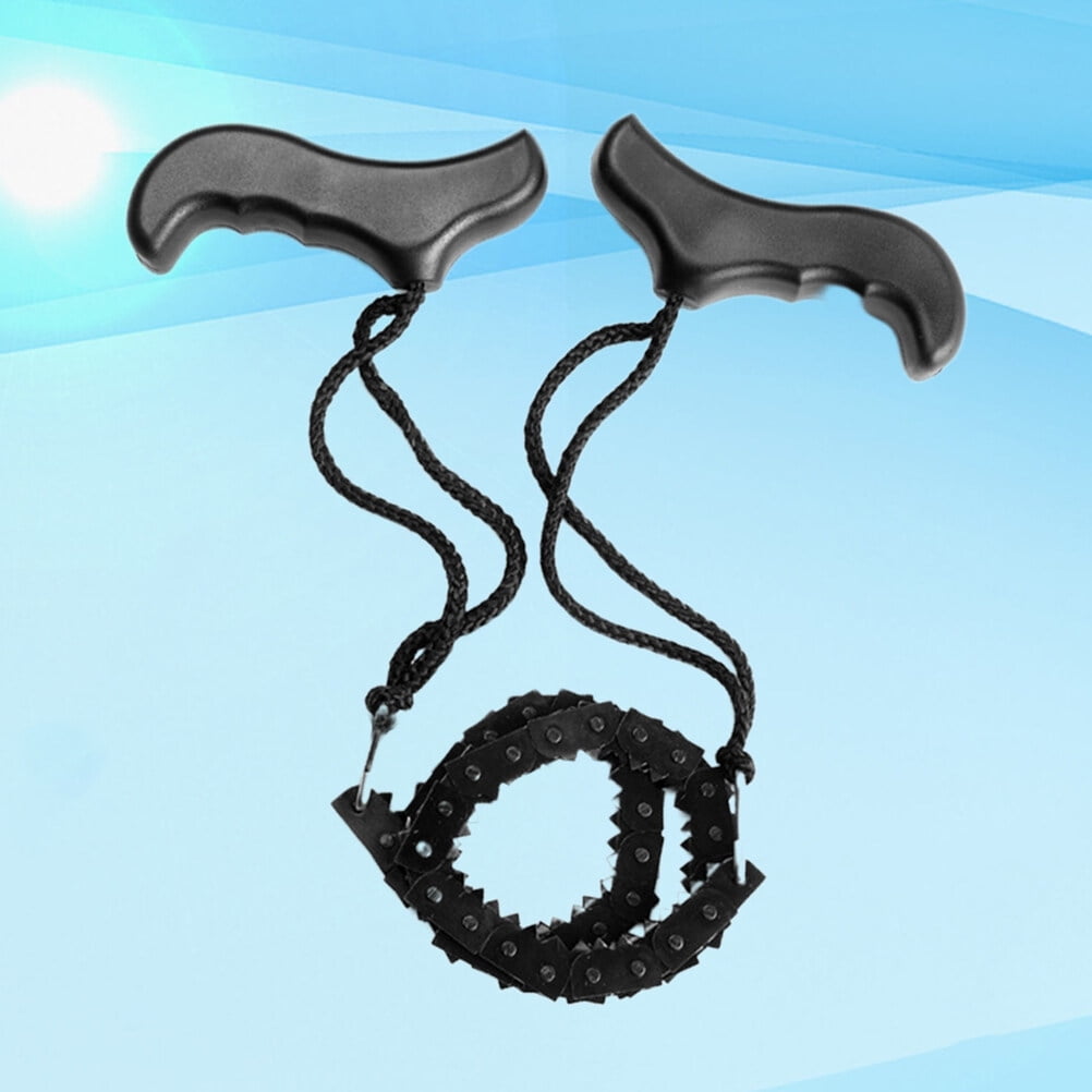 LEORX 1Pcs Compact Camping Gear Portable Pocket Chain Saws Black ...