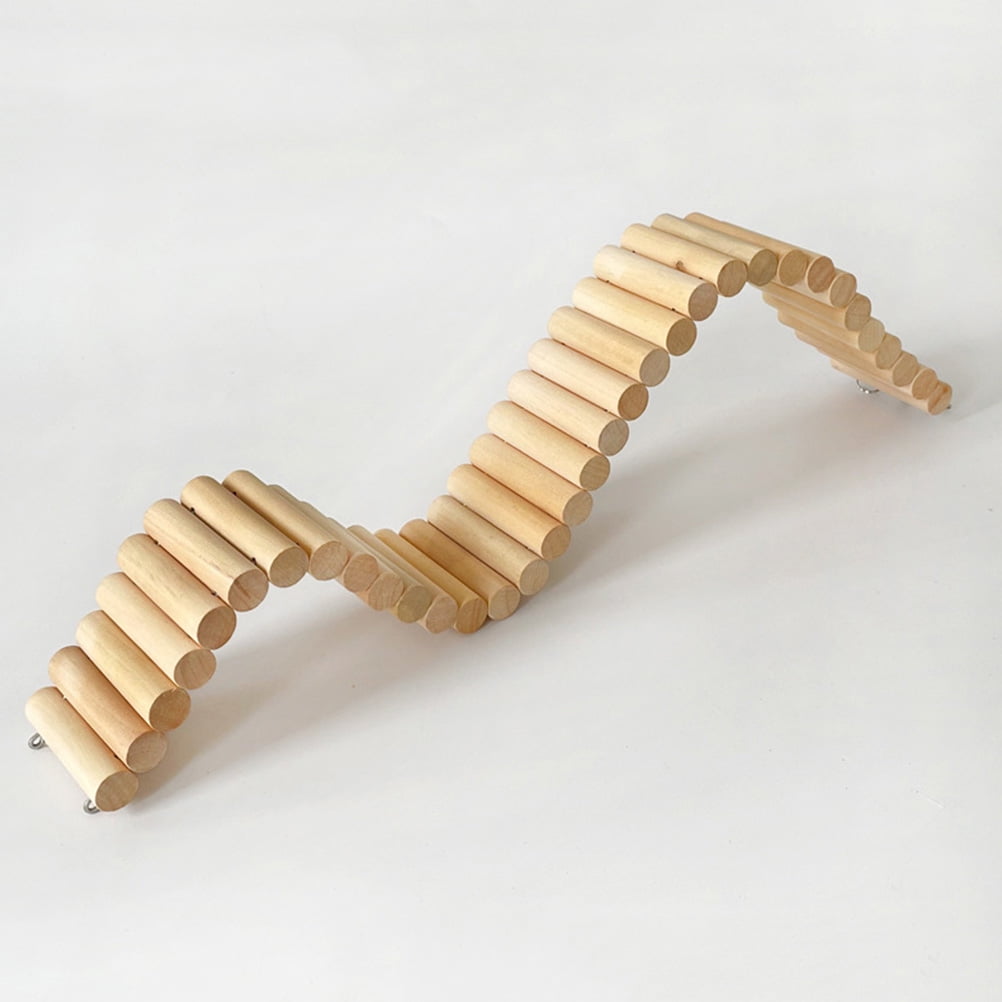 LEORX 1Pcs Decorative Fence Beige Arch Bridge Shape Wood Diy Model ...