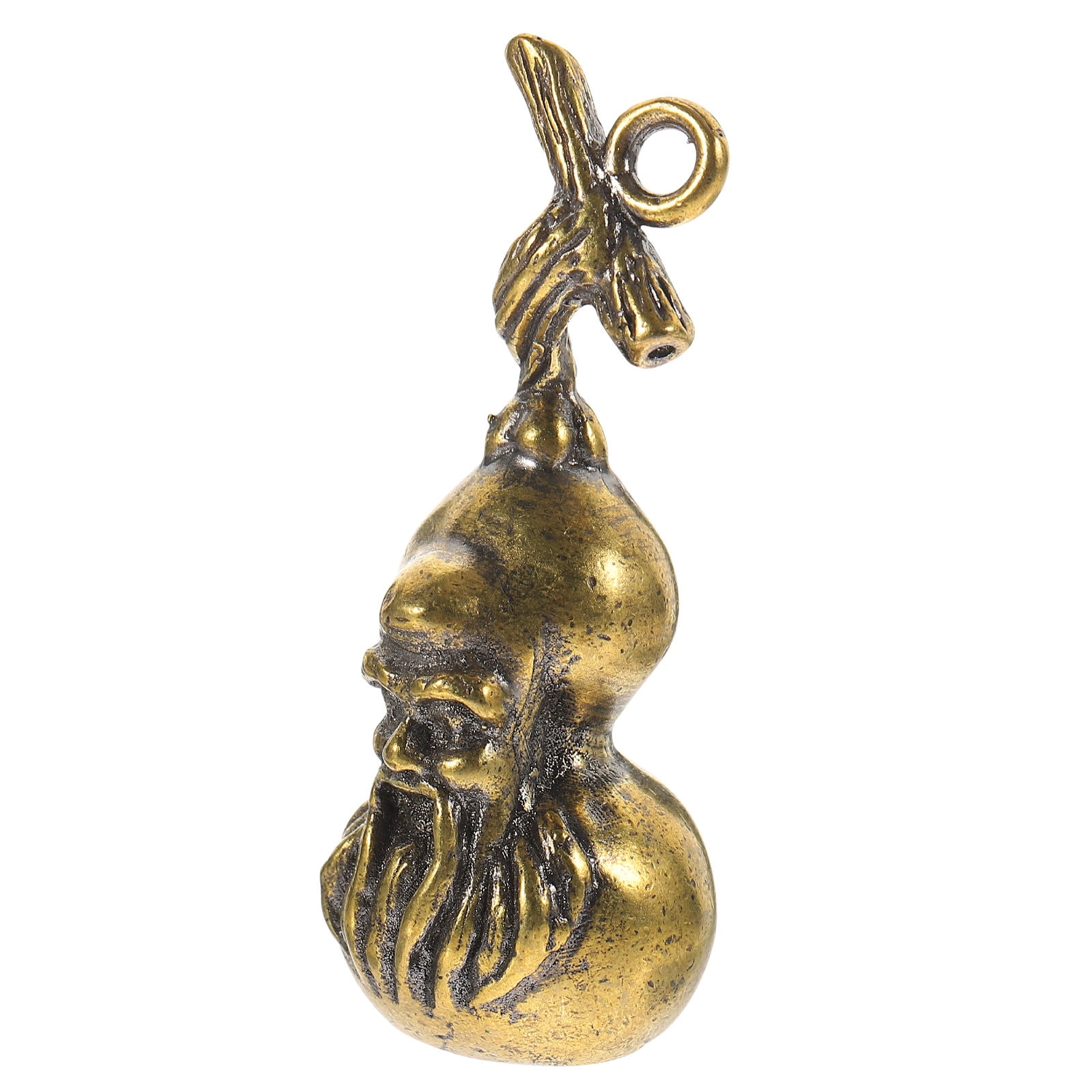 LEORX 1Pcs Handcrafted Gourd Brass Craft Golden Gourd Charm Elegant ...
