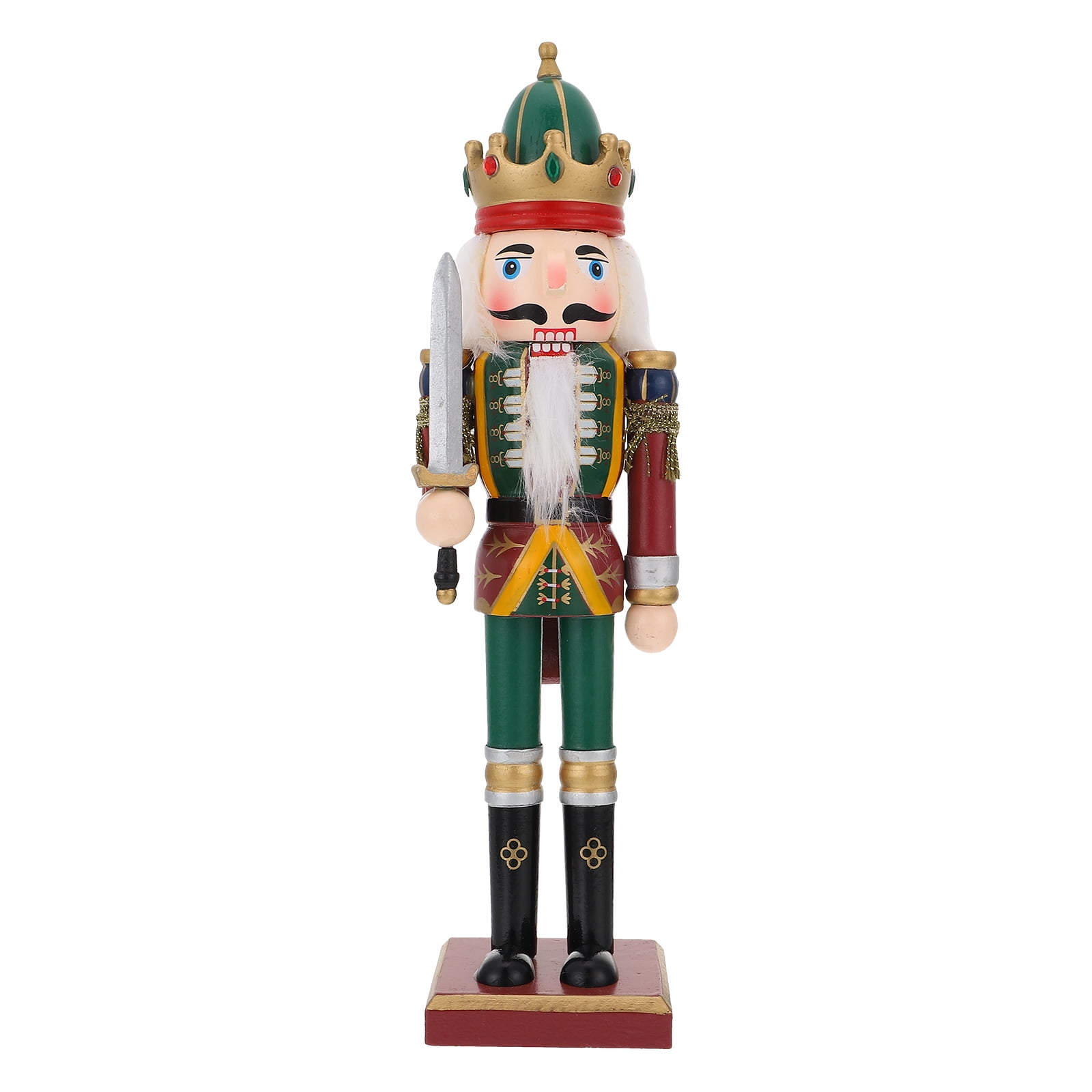 LEORX 1Pcs Nutcracker Toys Wood Puppet Shape for Families at Holiday ...
