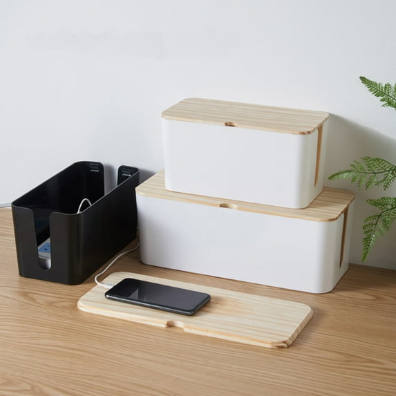 LEORX 1Pcs Rectangular Hide Cables Box for Cable Management in Living ...