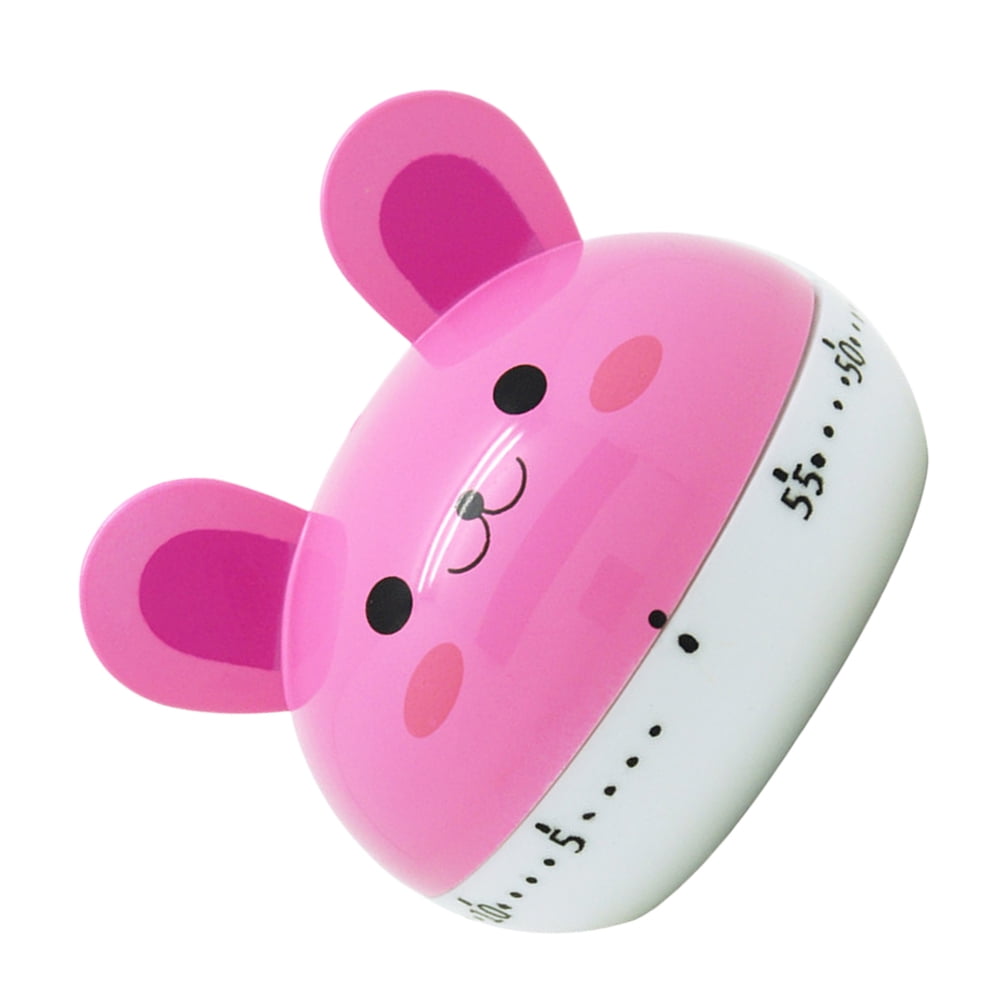 LEORX 1Set Cute Timer Pink Plastic Timer for Preschool Kids and ...