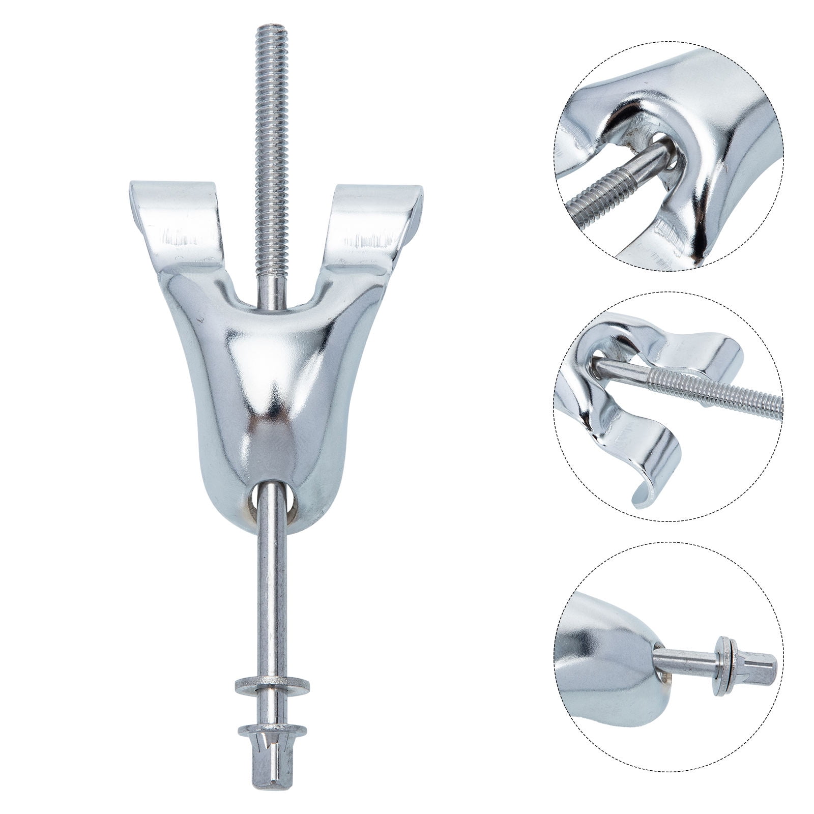 LEORX 1Set Electric Drum Set Accessories Silver Drum Tension Rods 6x4 ...