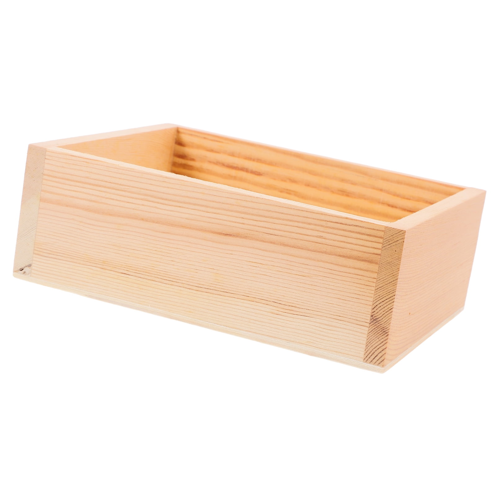 LEORX 1Set Small Japanese Sake Box Wooden Storage for Adults Receiving Guests Light Yellow ...