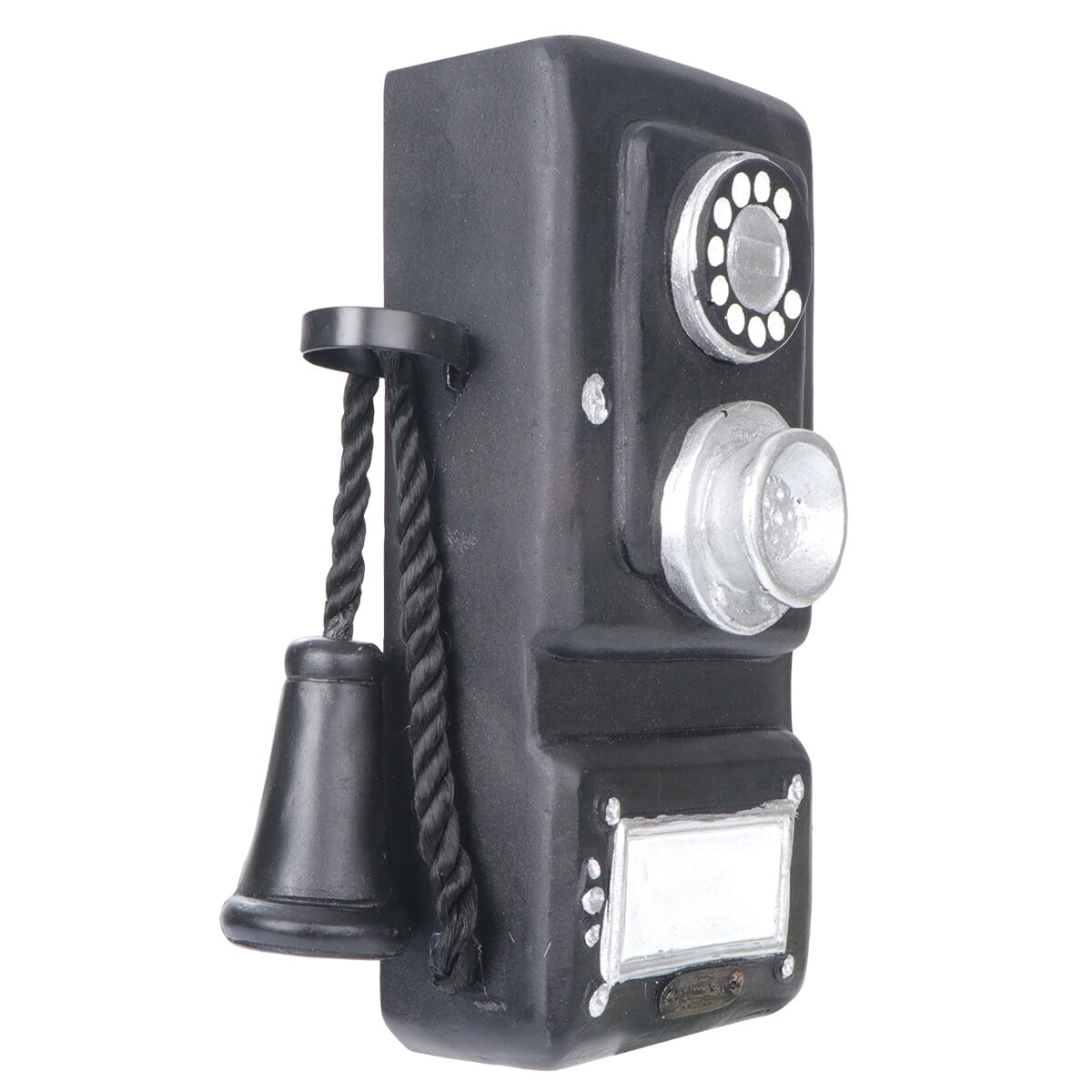 LEORX 1pc Vintage Rotary Telephone Decor Black Synthetic Resin Retro ...