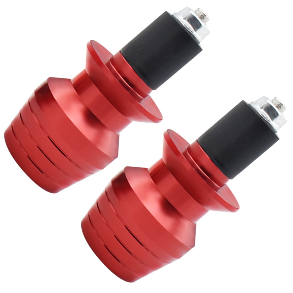 LEORX Grips for Dirtbike Motorcycle Grip End Red 2 Pcs - Walmart.com