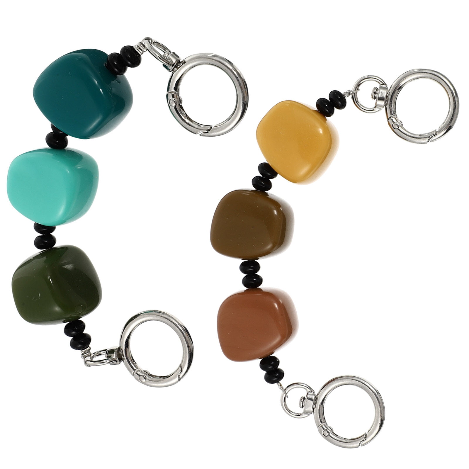 LEORX 2 Pcs DIY Bag Chain Assorted Color Acrylic Anti-lost Chain for ...
