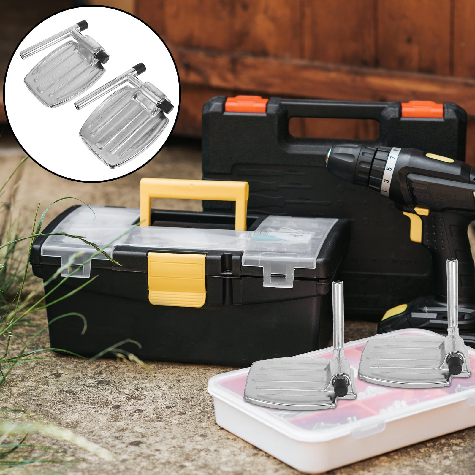 LEORX 2 Pcs Wheelchair Footrest Wheelchair Elevating Leg Rest Duty ...