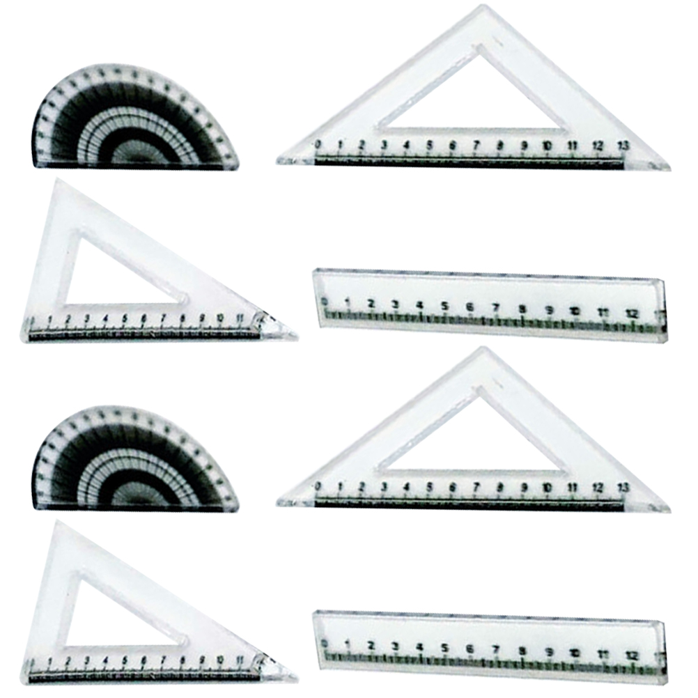 LEORX 2 Set of Isosceles Triangle Ruler Assorted Color for DIY ...