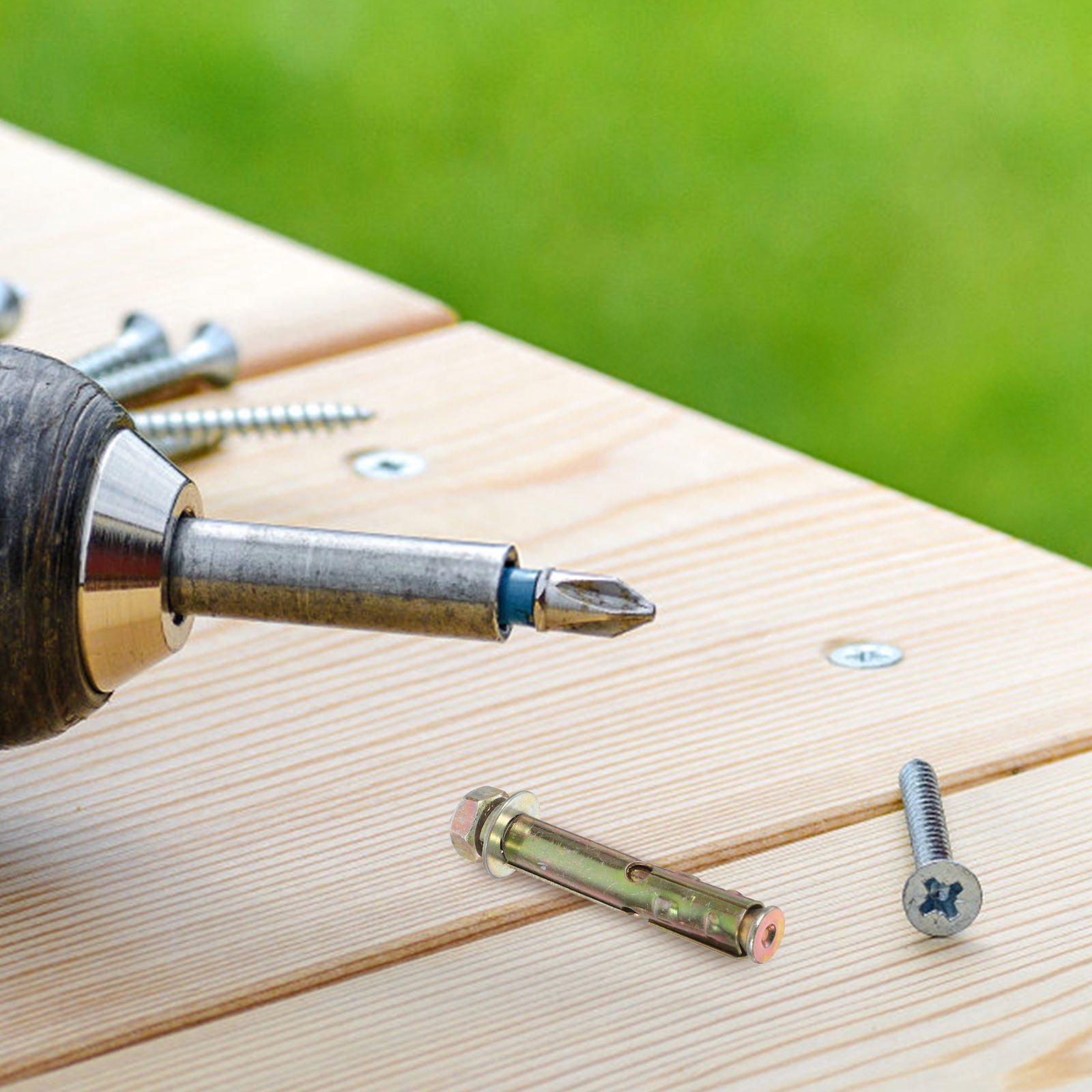 LEORX 20 Pcs Fastener Screws Concrete Anchors Expansion Screw Cement ...