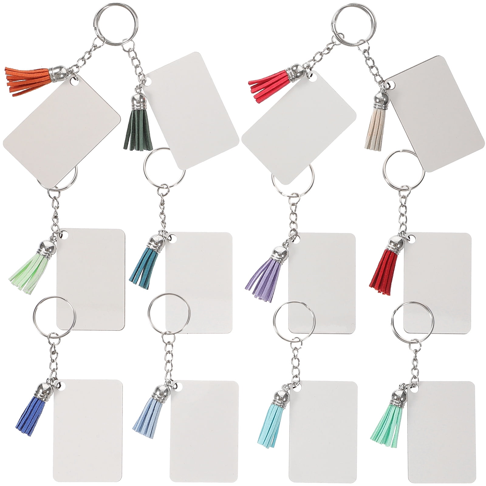 LEORX 20Sets Multi-Function Sublimation Blank Keychains in Assorted ...