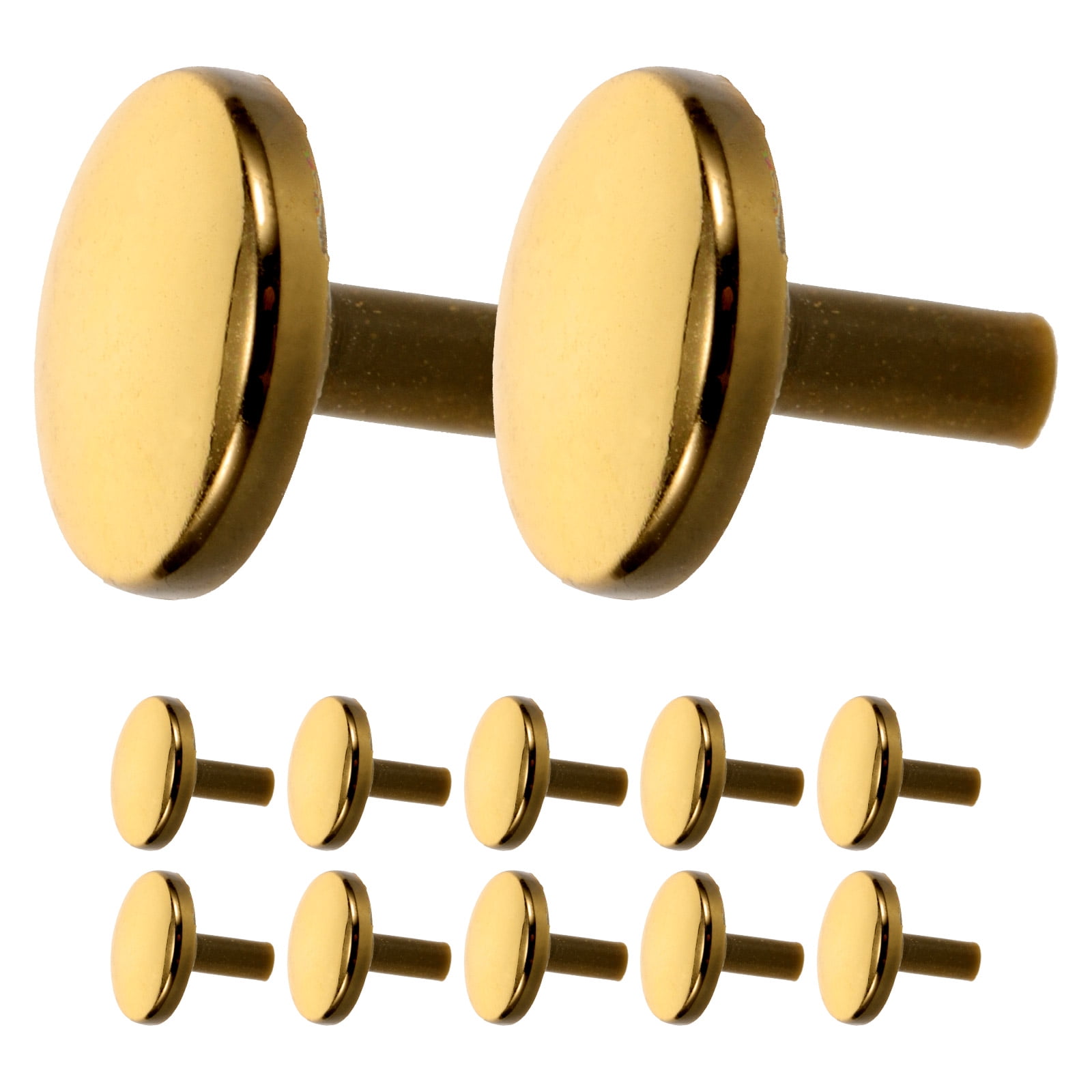 LEORX 200Pack Golden Round Caps Plastic for Wall Clock Repair and DIY ...