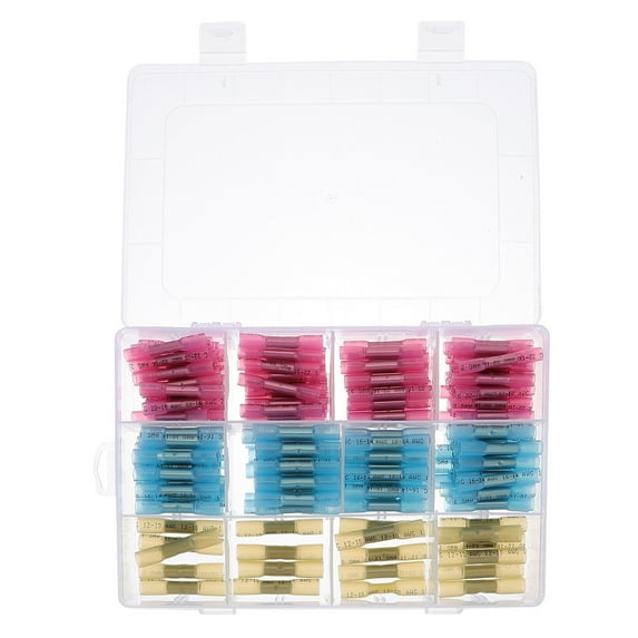LEORX 200Pcs Auto Electrical Connectors Heat Shrink Wire Terminals ...