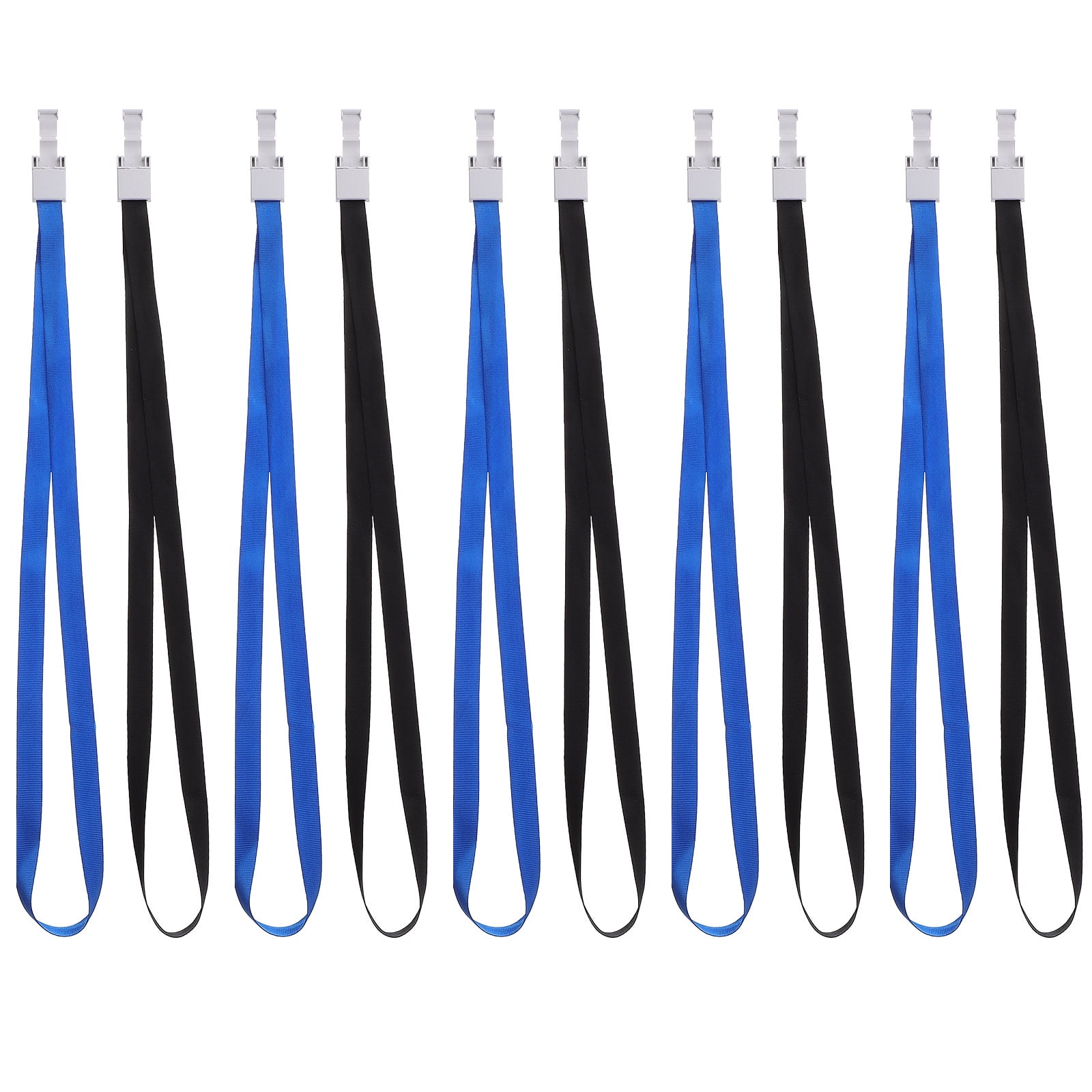 LEORX 20Pack Work Badge Lanyard In Blue For Employees Workplace ...