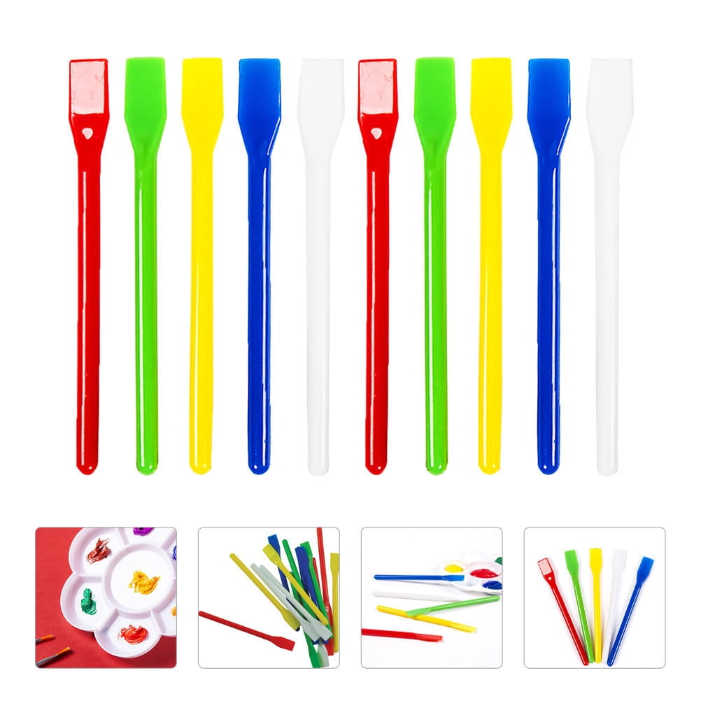 LEORX 20Pcs Reusable Paint Stirrer Stick for Removing Excess Paint for ...