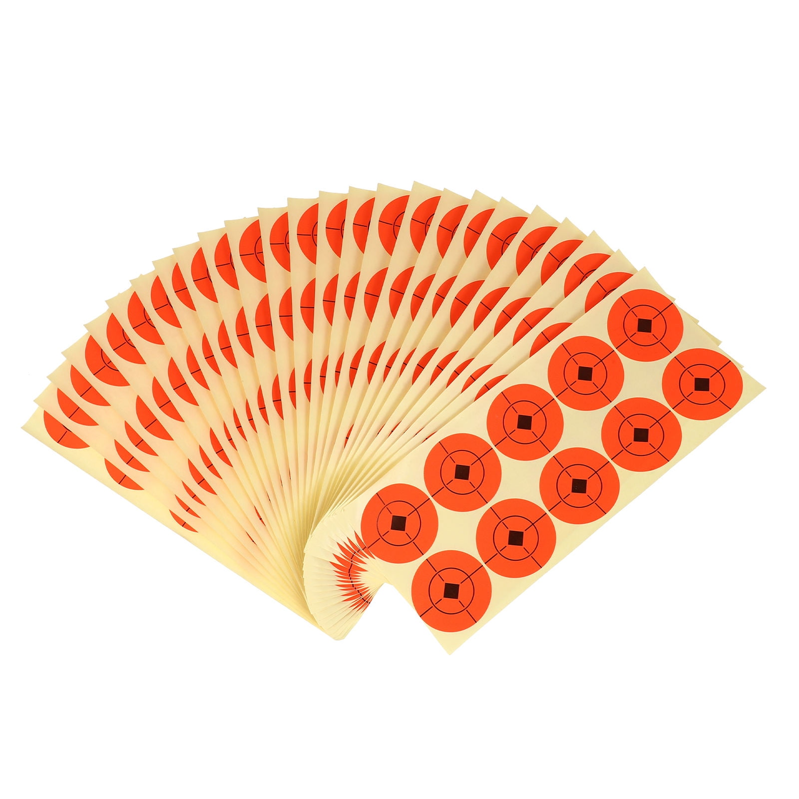 LEORX 250 Stickers Paper Targets Orange For Shooting Practice Sports ...