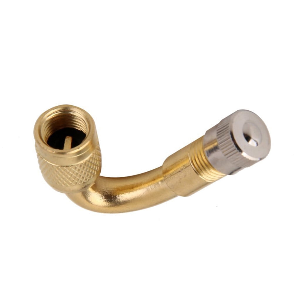 LEORX 2Pcs 45 Degree Angled Valve Stem Extension Adapter with Copper ...