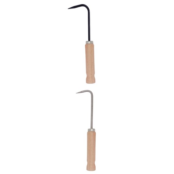 LEORX 2Pcs Curved Leveraged Part Rustproof Design Metal Weeding Tool ...