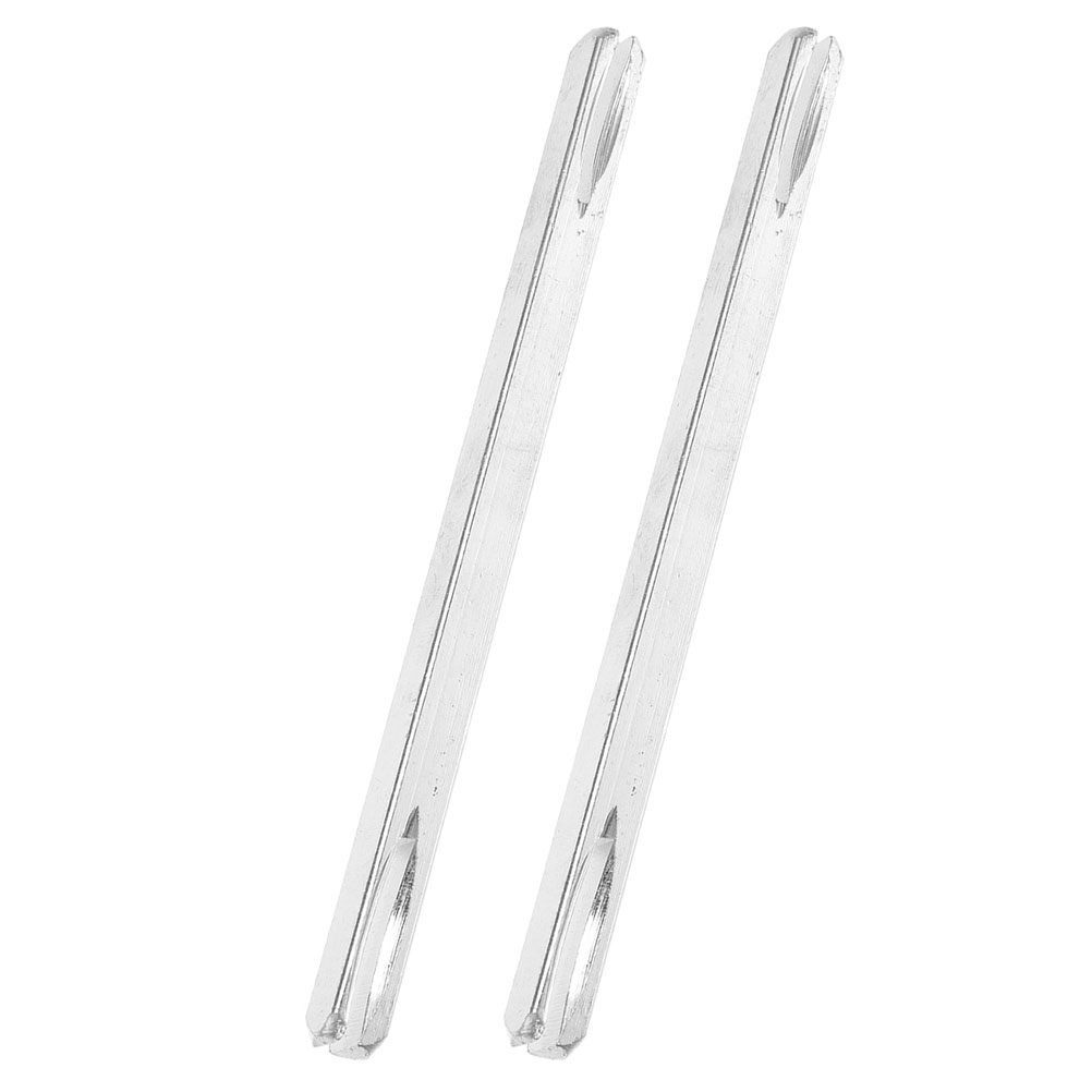 LEORX 2Pcs Silver Iron Spindle Bar for Door Handle Replacement 1.6x0 ...