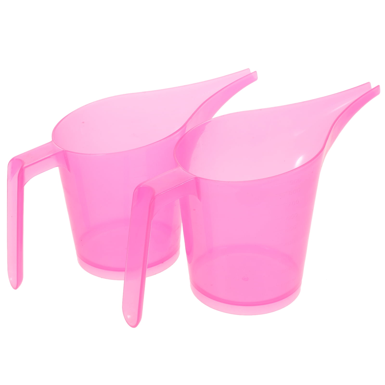 LEORX 2Pcs Small Measuring Pitcher Plastic Candy Color with Long Mouth ...