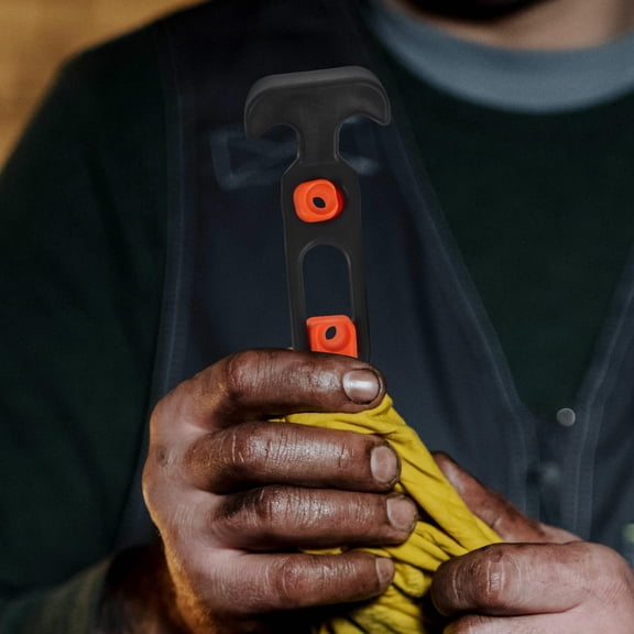Rubber T-Handle Latches for Toolboxes and Hatches in Black and Orange