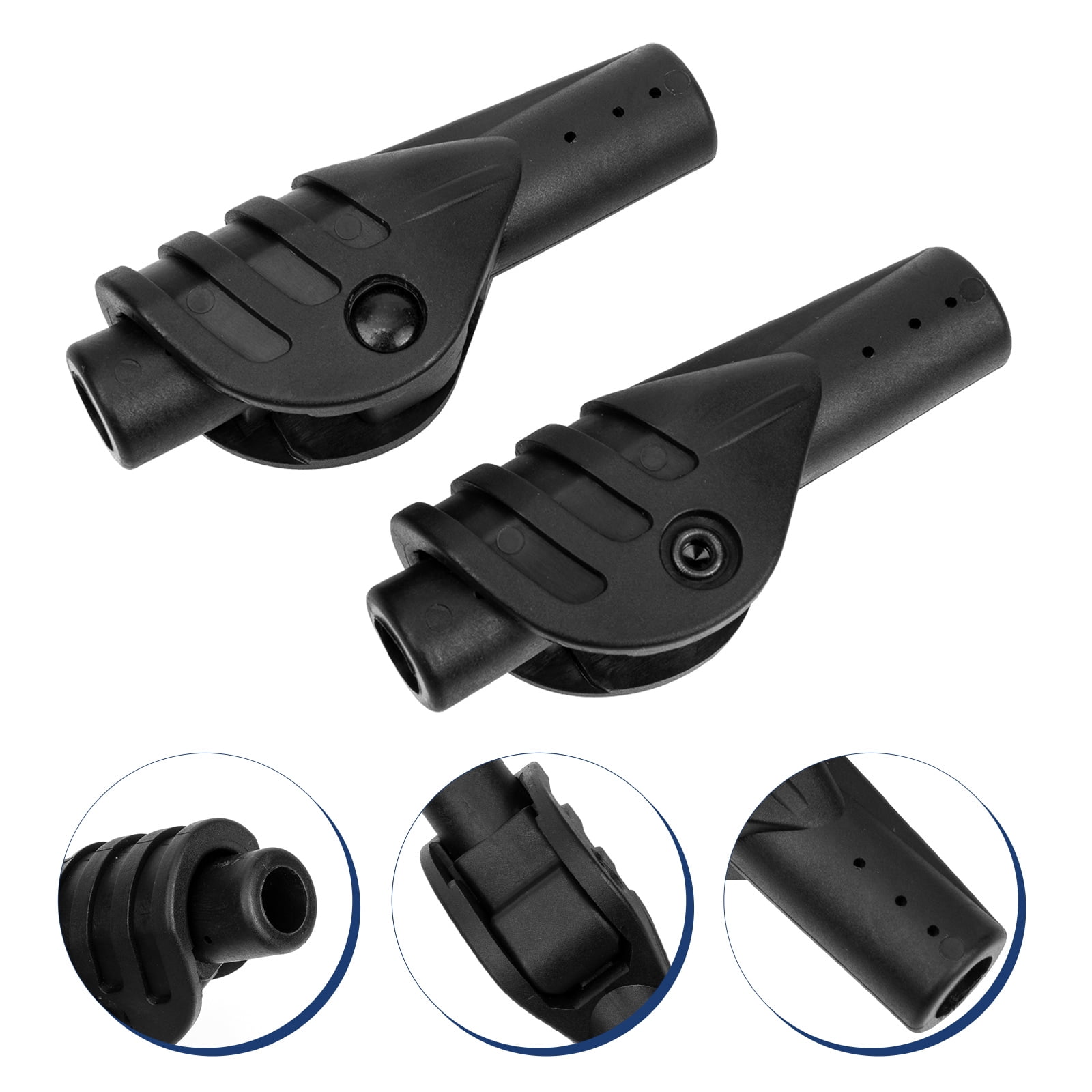 LEORX 2Pcs Tent Fittings Carbon Fiber Tent Pole Connectors with Folding ...