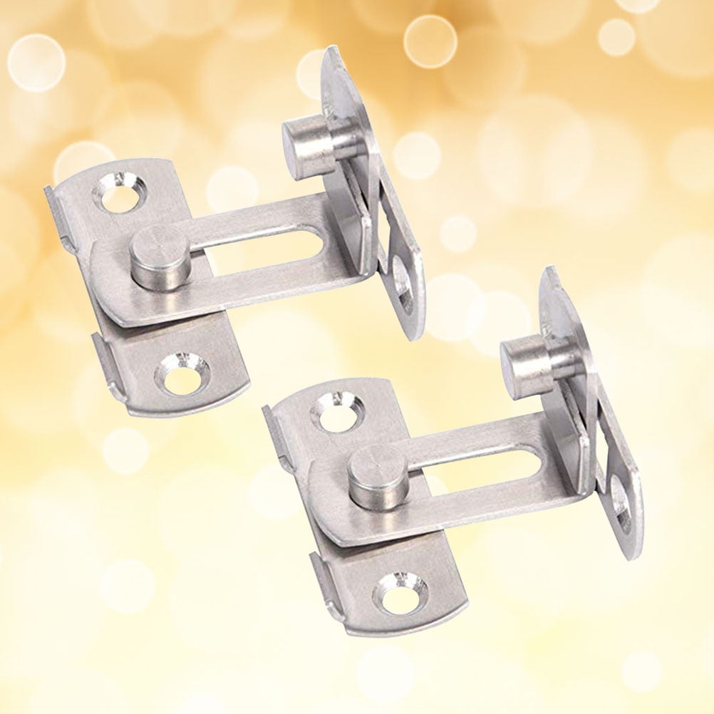 LEORX 2Set Door Slide Latch Stainless Steel Bolt Lock For Homeowners ...