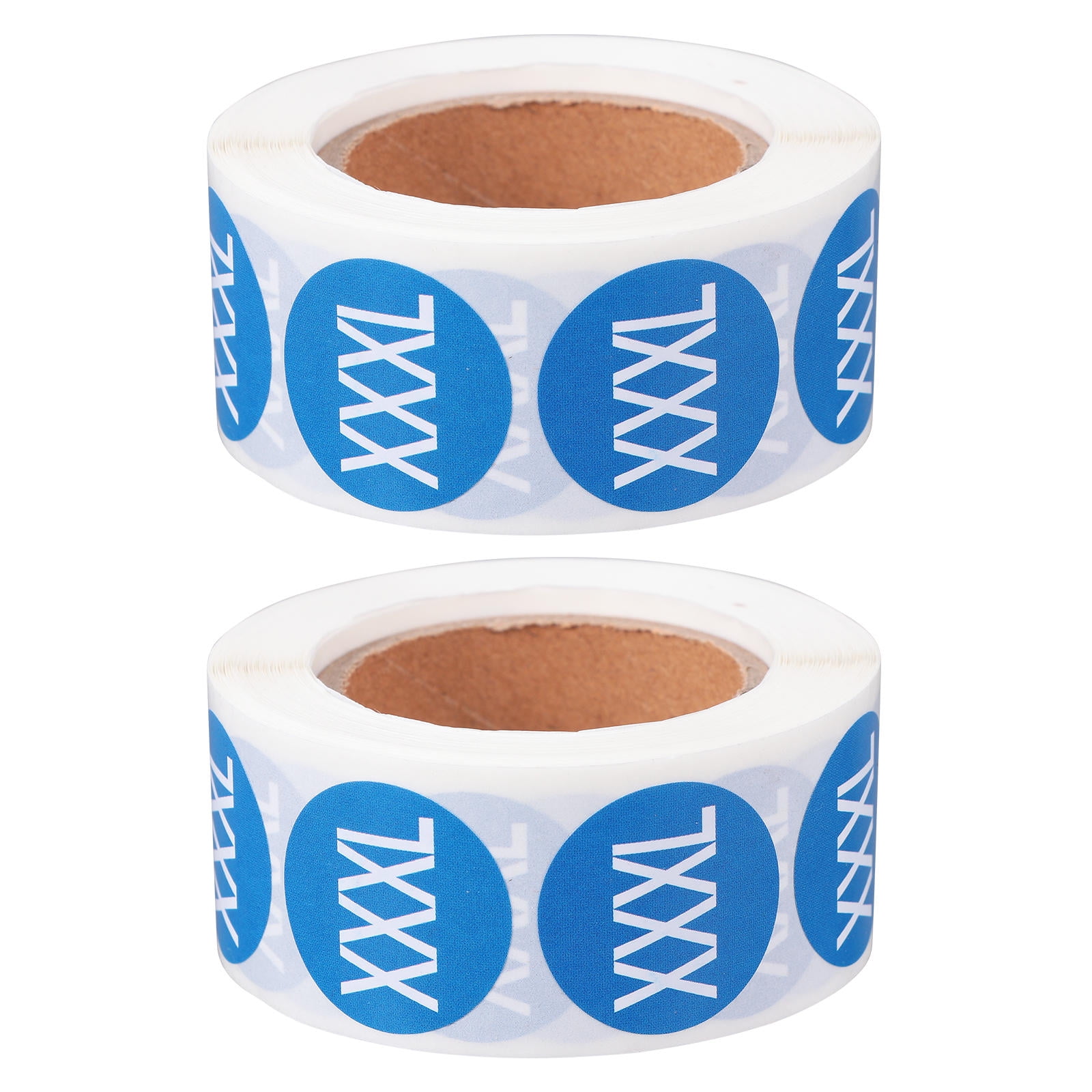 LEORX 2Set Self Adhesive Size Sticker Blue Paper Size Labels For Hats ...